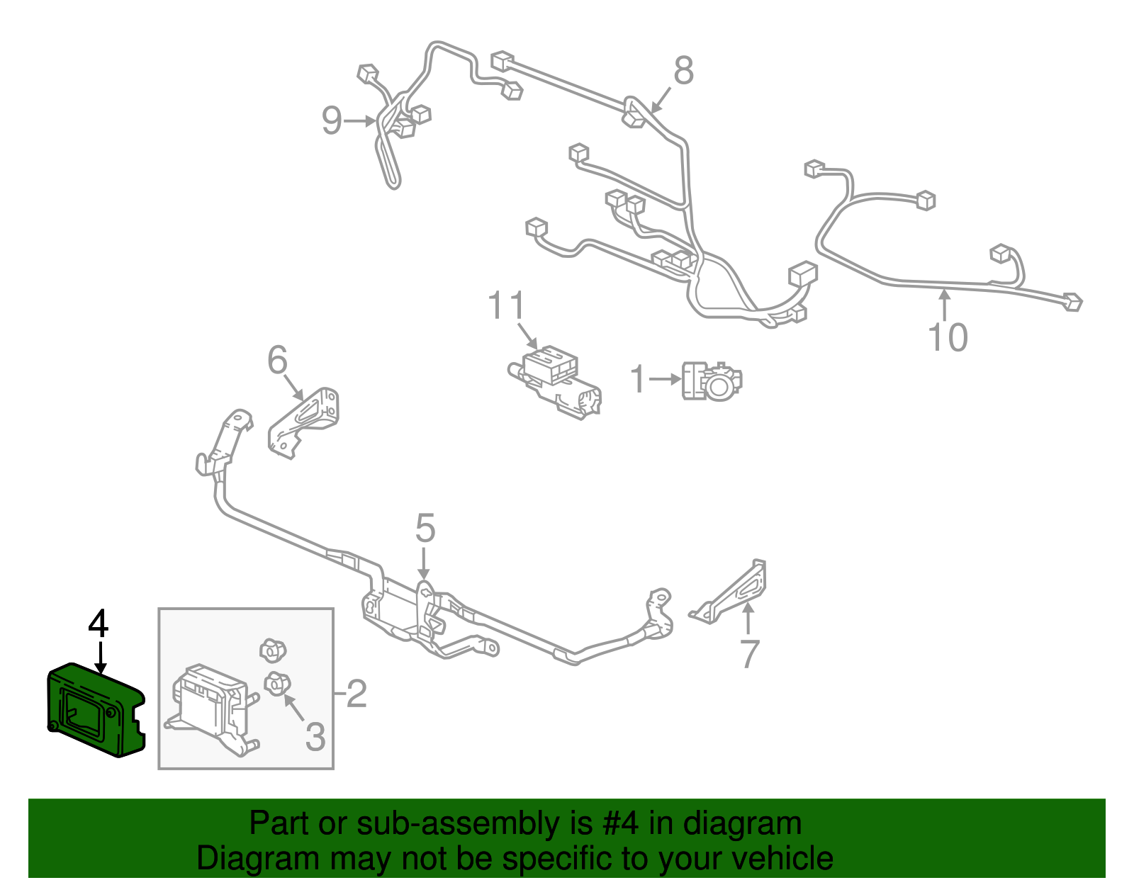 36809-TVA-A12 - Distance Sensor Cover 2018-2020 Honda Accord | Honda ...