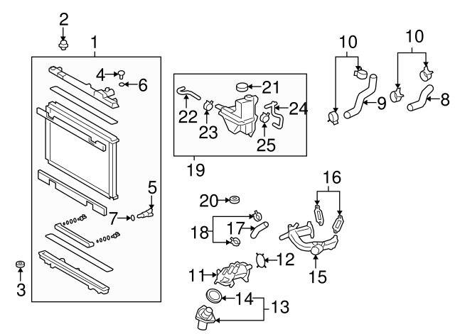 2008-2023 Lexus Radiator Hose Clamp 96136-42501 | SSL Parts