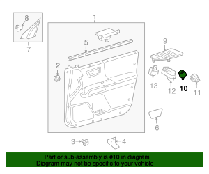 84930-0E160 - Lock Switch - 2014-2020 Toyota | Nucar Toyota Parts