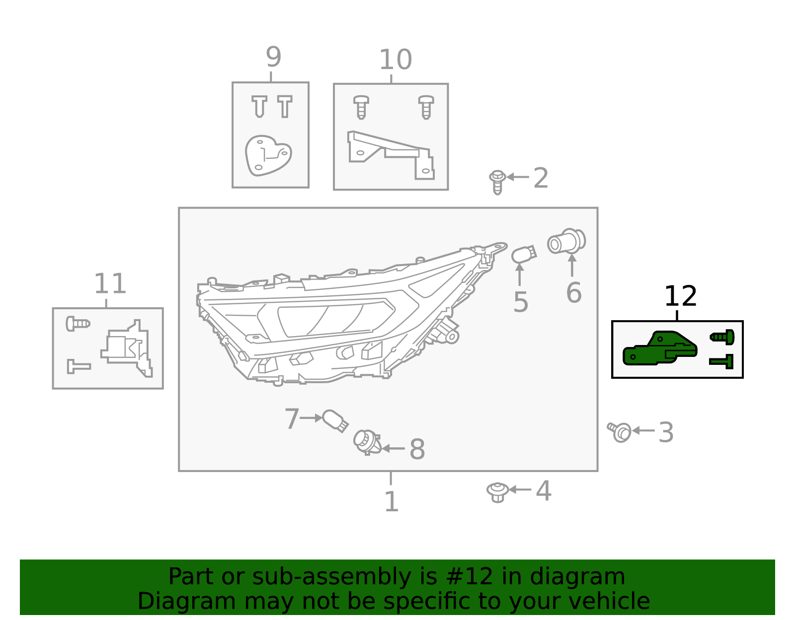 2019-2024 Toyota Repair Bracket 81196-42060 | Lithia Toyota Parts