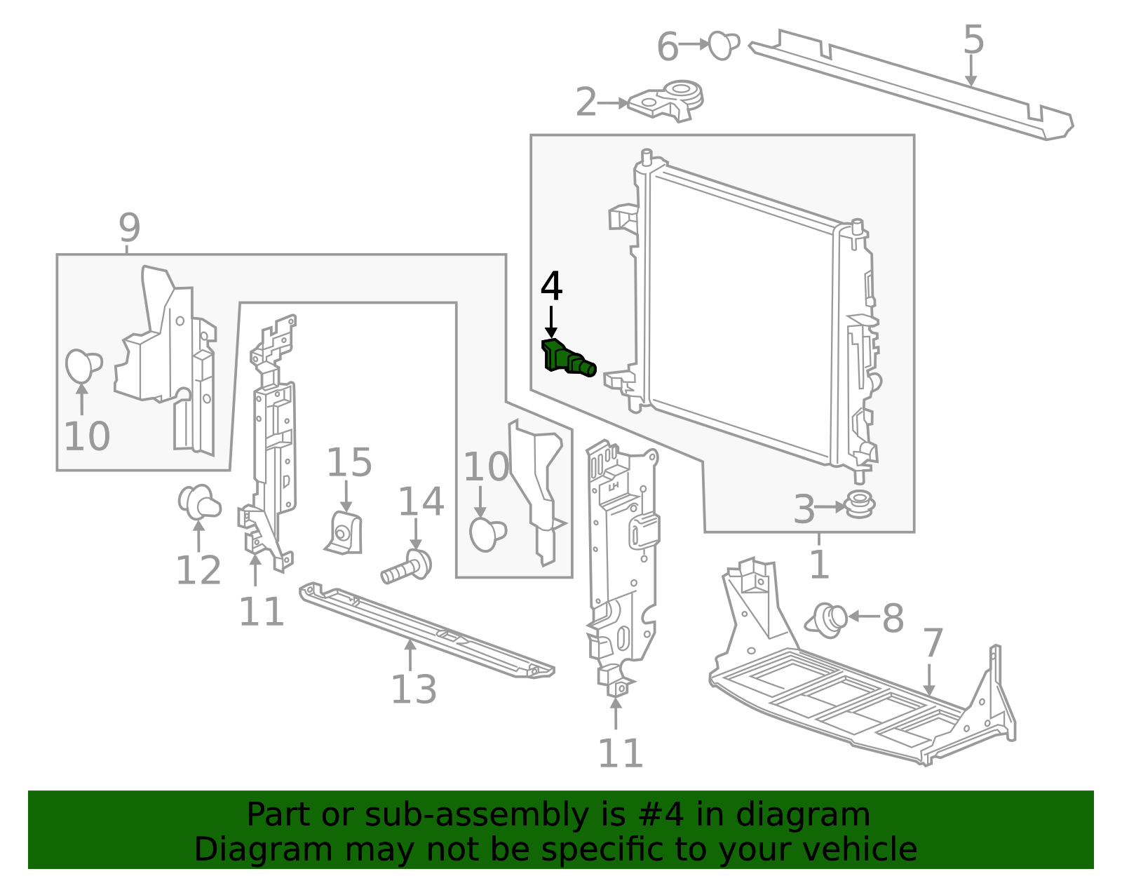 2013-2024 GM Radiator Drain Plug 22887095 | QuirkParts