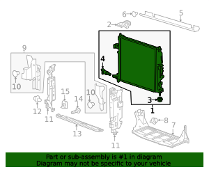 2012-2024 GM Intercooler Radiator 22879421 GM | GMPartsDirect.com