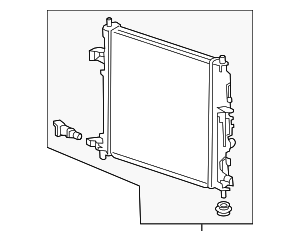 84947856 - W (S)Radiator - 2016-2024 GM | Findlay Auto Parts