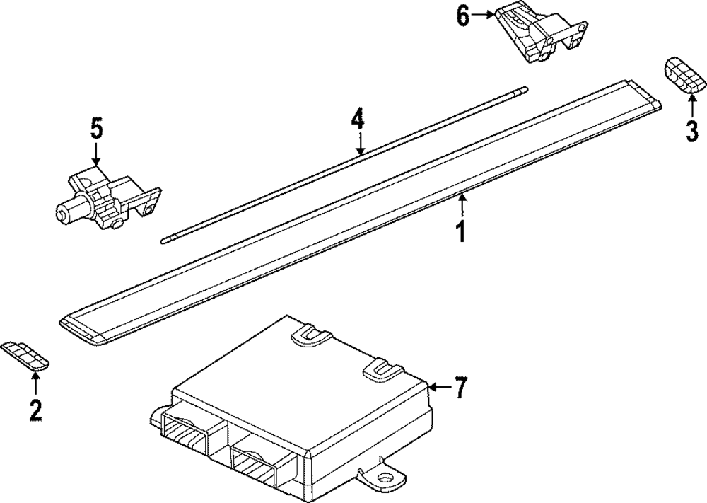 68461637AA - Power Running Board Step Left | Mopar Parts Canada