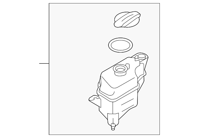 25430-2W000 - Reservoir Tank 2014-2021 Kia | Kia.Parts Store