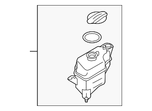 25430-2W000 - Reservoir Tank 2014-2021 Kia | Kia.Parts Store