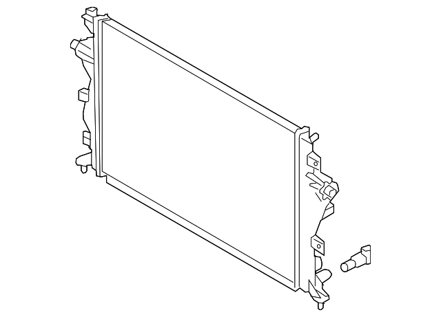 2017-2022 Hyundai Ioniq Radiator 25310-G2000 | World OEM Parts Hyundai