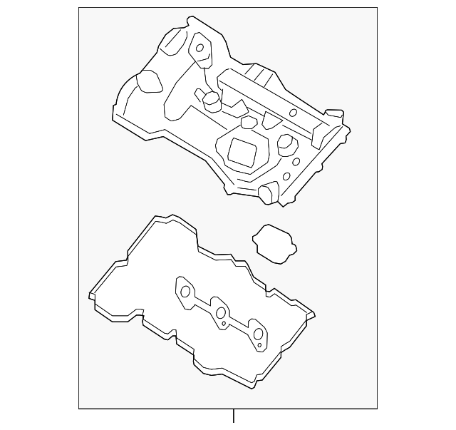 2012-2014 Hyundai Genesis Valve Cover 22410-3CGA2 | Hyundai Wholesale ...