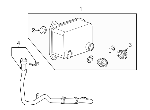 2016-2023 GM Engine Oil Cooler 12707621 | AutoNationParts.com