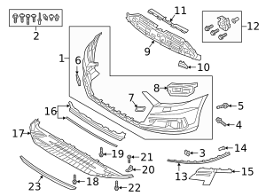 2019-2024 Audi Spoiler 4N0-807-110-9B9 | European OEM Parts Direct