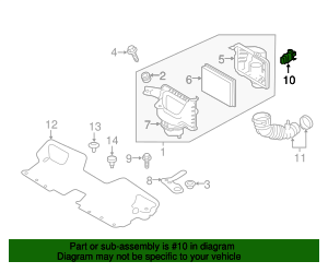 22680-7131R - Q50/Q60 VR30TT Mass Air Flow Sensor - 2016-2020 Infiniti ...