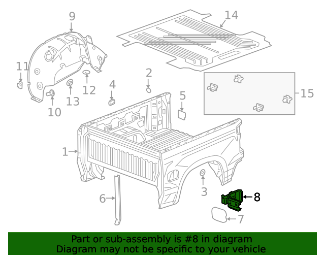 2019-2024 GMC F Housing (Replaces Part Number 84492774) 84745947 GM ...