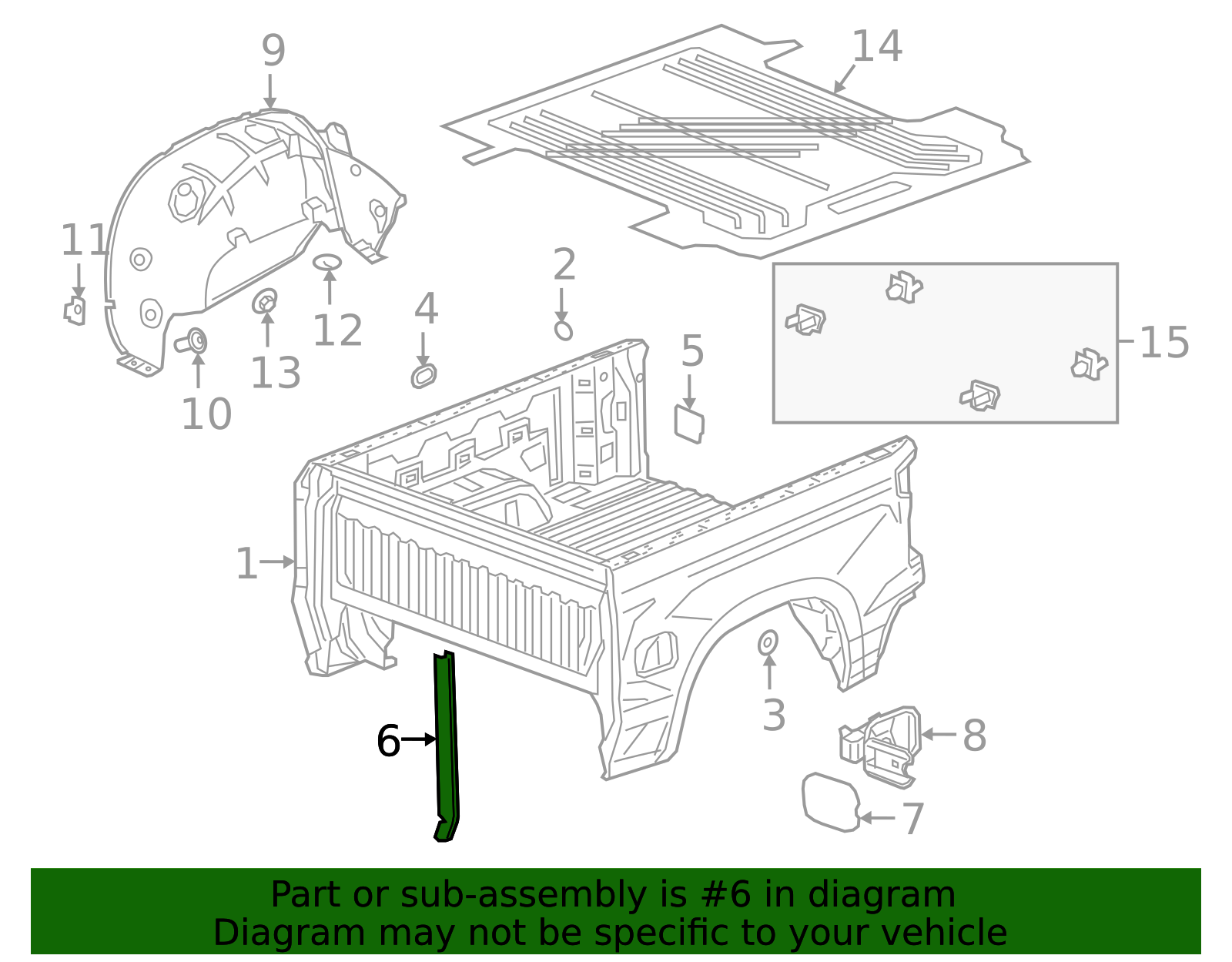 2019-2025 GMC Air Deflector 85638763 | GM Parts Center