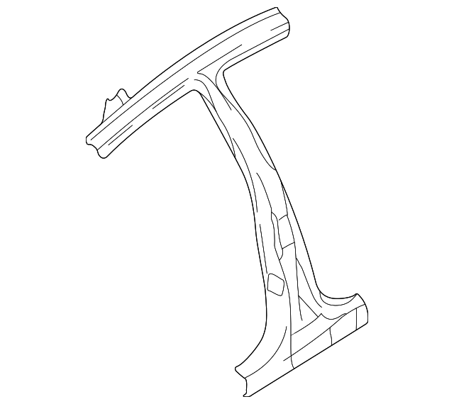 2001-2006 Hyundai Santa Fe Center Pillar 71402-26B10 | QuirkParts