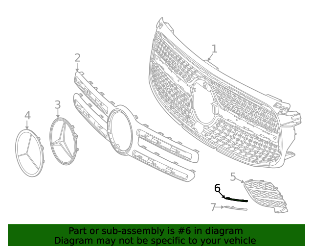2020-2021 Mercedes-Benz GLB 250 Upper Trim 247-885-48-03 | MB OEM Parts