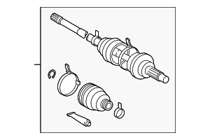 2008-2010 Toyota Highlander Outer Joint 42370-49256 | Toyota Parts Center