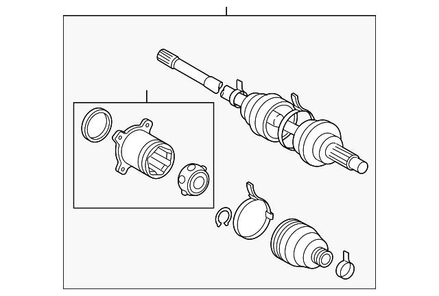 42340-48081 - Axle Assembly - 2008-2013 Toyota Highlander | OEM Genuine ...