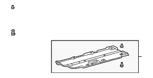 2019-2024 Toyota Center Cover 58166-12040 | Toyota Parts Center