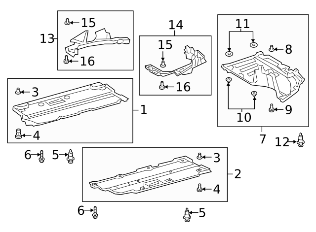 2019-2024 Toyota Center Cover 58166-12040 | OEM Parts Quick