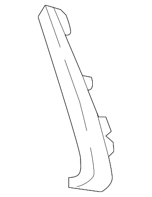 2018 Toyota Yaris Fog Lamp Bezel Bracket 52125-0D090 | Sparks Parts