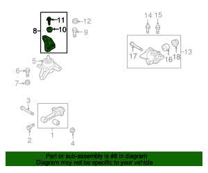 21820-2S000 - Side Mount Bracket 2011-2013 Kia Sportage | Kia.Parts Store