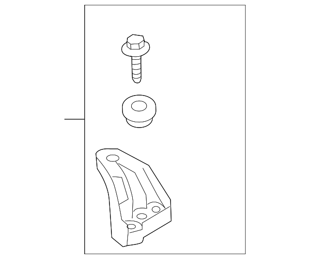 2011-2013 Kia Sportage Side Mount Bracket 21820-2S000 | TascaParts.com