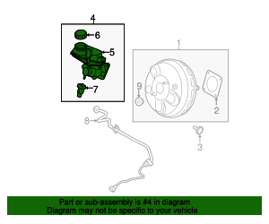 2008-2015 Land Rover Master Cylinder LR067017 | OEM Parts Online