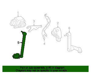 37-14-6-852-254 - Adjust Rod 2014-2021 BMW | BMW OEM Parts