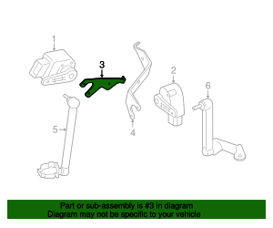 Genuine BMW 37-14-6-797-816 | Level Sensor Mount Bracket | FREE ...