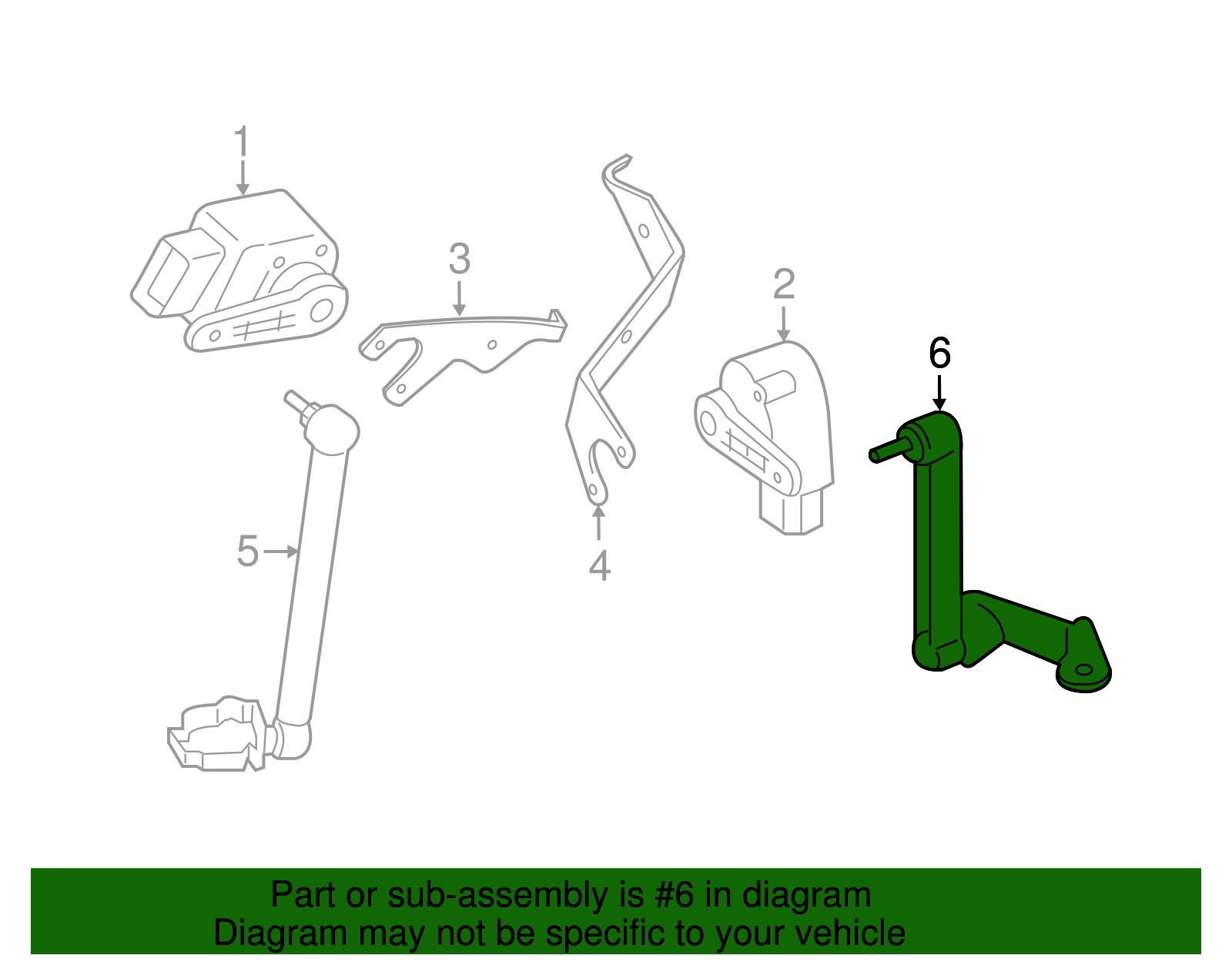 37146867535 - 2014-2021 BMW Adjust Rod (37-14-6-867-535) | BMW of South ...