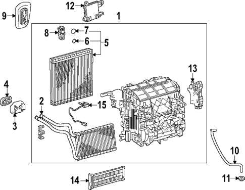 Evaporator & Heater Components for 2024 Toyota GR Corolla | Toyota ...