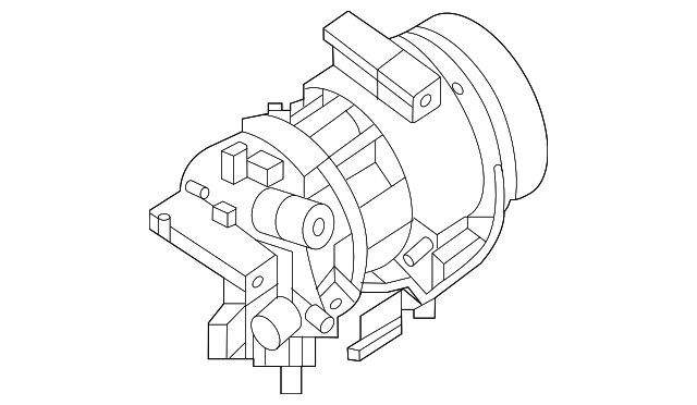 2021 Nissan Rogue Compressor Assembly 92600-6RA0B | Nissan Parts Store