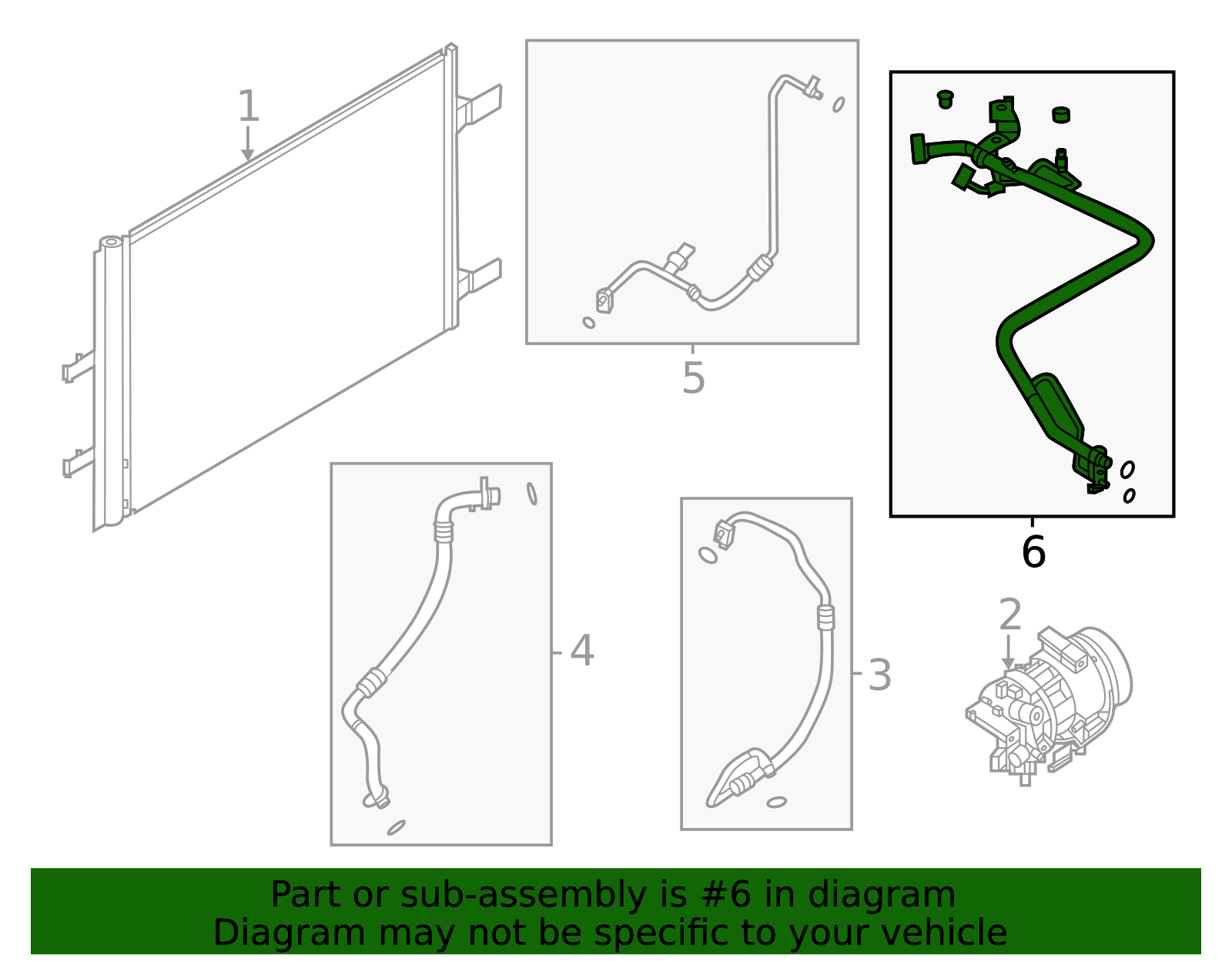2021 Nissan Rogue AC Line 92446-6RA0B | Ziegler Nissan of Orland Park