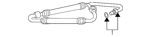 2007-2010 Audi Q7 Pressure Hose 7L8-422-893-AG | Audi USA Parts