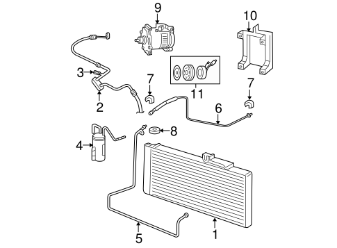 Condenser, Compressor & Lines for 2005 Dodge Ram 2500 | Mopar Parts Canada