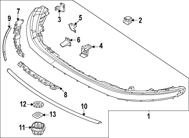 92275-L1500 - Strip 2024 Hyundai Sonata | Group 1 Auto Parts