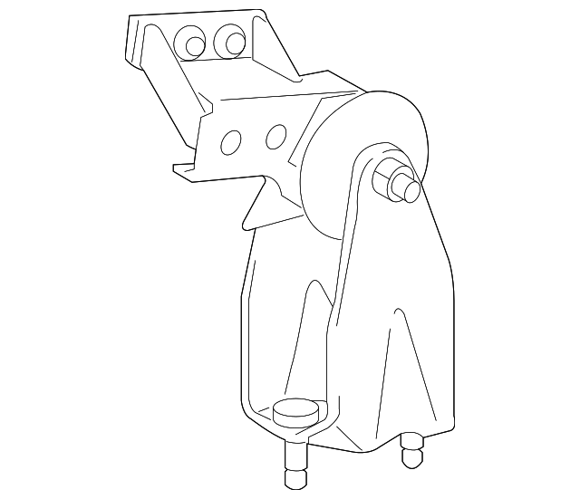 2010-2015 Lexus RX450h Rear Mount 12380-31060 | OEM Parts Online