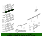 Genuine OEM Range Rover Lettering - Gloss Black Part# LR173891 Fits ...