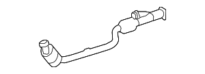 203-490-14-20-80 - Converter & Pipe 2007-2009 Mercedes-Benz | Mercedes ...