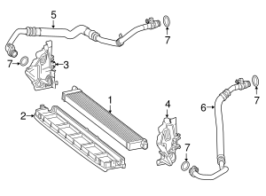 2010-2021 Mercedes-Benz Engine Oil Cooler Line O-Ring 012-997-56-48 ...