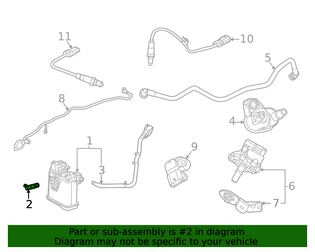 2020-2024 GM Vapor Canister Vent Solenoid Valve 84648332 | OEM Parts Online