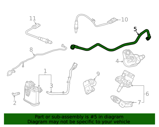 2020-2022 GM Purge Line 55496174 | TascaParts.com