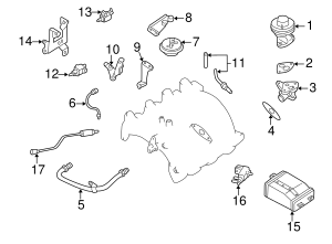 1998-2001 Nissan Altima Vapor Canister 14950-9E009 | Parts for Nissans