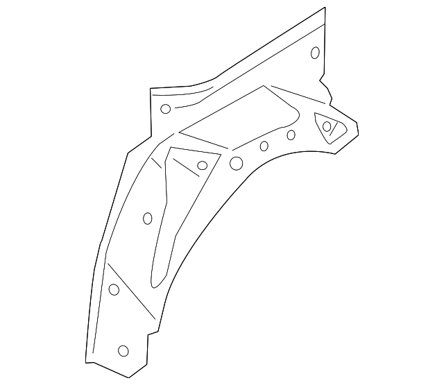 41007494534 - 2019-2025 BMW Wheelhouse Panel (41-00-7-494-534) | BMW of ...