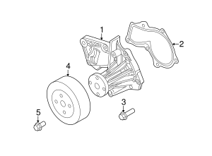 2011-2019 Ford Fiesta Water Pump 7S7Z8501L | TascaParts.com