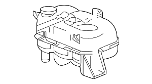 2020-2025 GM Radiator Surge Tank 84645616 GM | GMPartsDirect.com