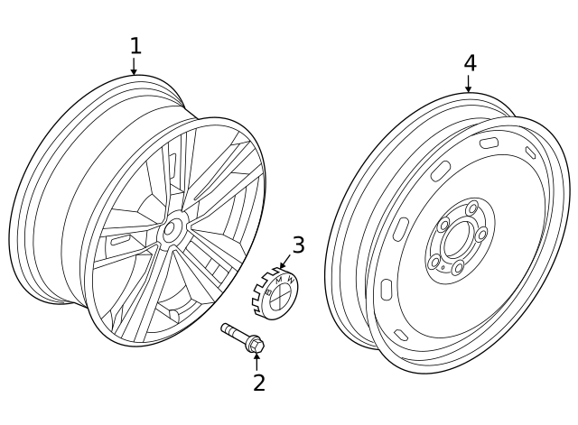 36116884022 - 2020-2021 BMW Wheel, Alloy (36-11-6-884-022) | BMW of ...
