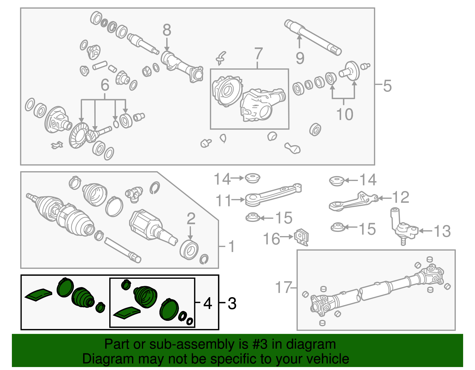 04427-60133 - Boot Kit 2010-2023 Lexus GX460 | Longo Lexus Parts