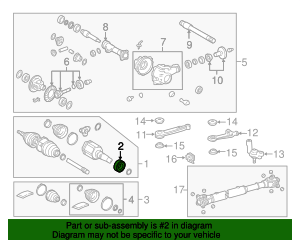 90311-47026 - Drive Axle Shaft Seal 2014-2023 Lexus | AutoNationParts.com