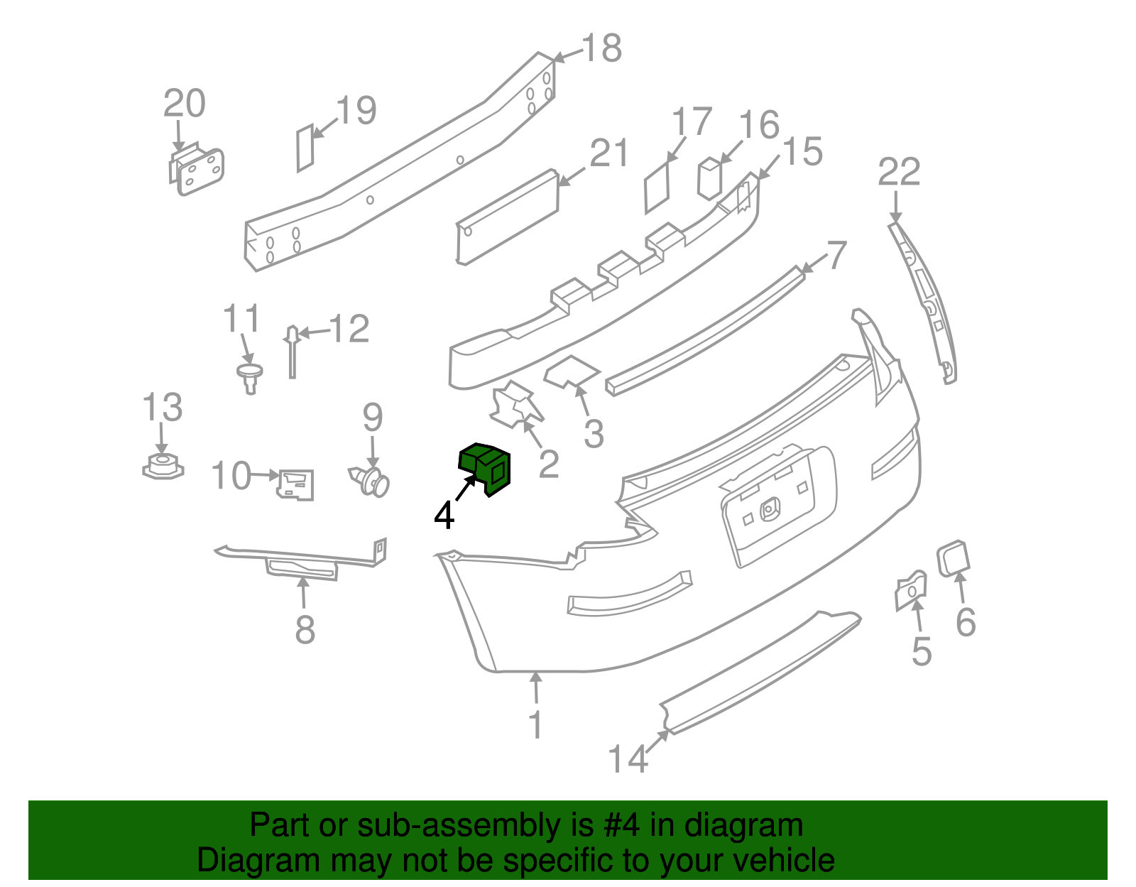 1994-2025 Nissan Bumper Cover Grommet 01281-00213 | Nissan Parts Plus